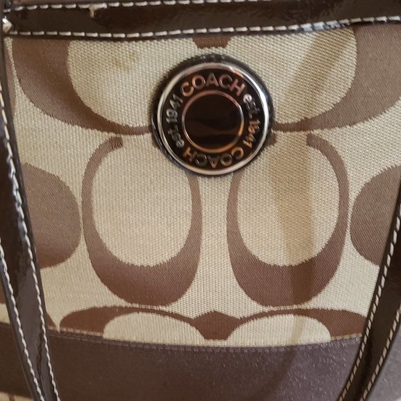 Coach | Bags | Coach Signature Print Tote | Poshmark